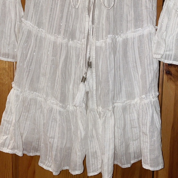 blue island | Swim | Blue Island Beach Swim Coverup Dress White ...